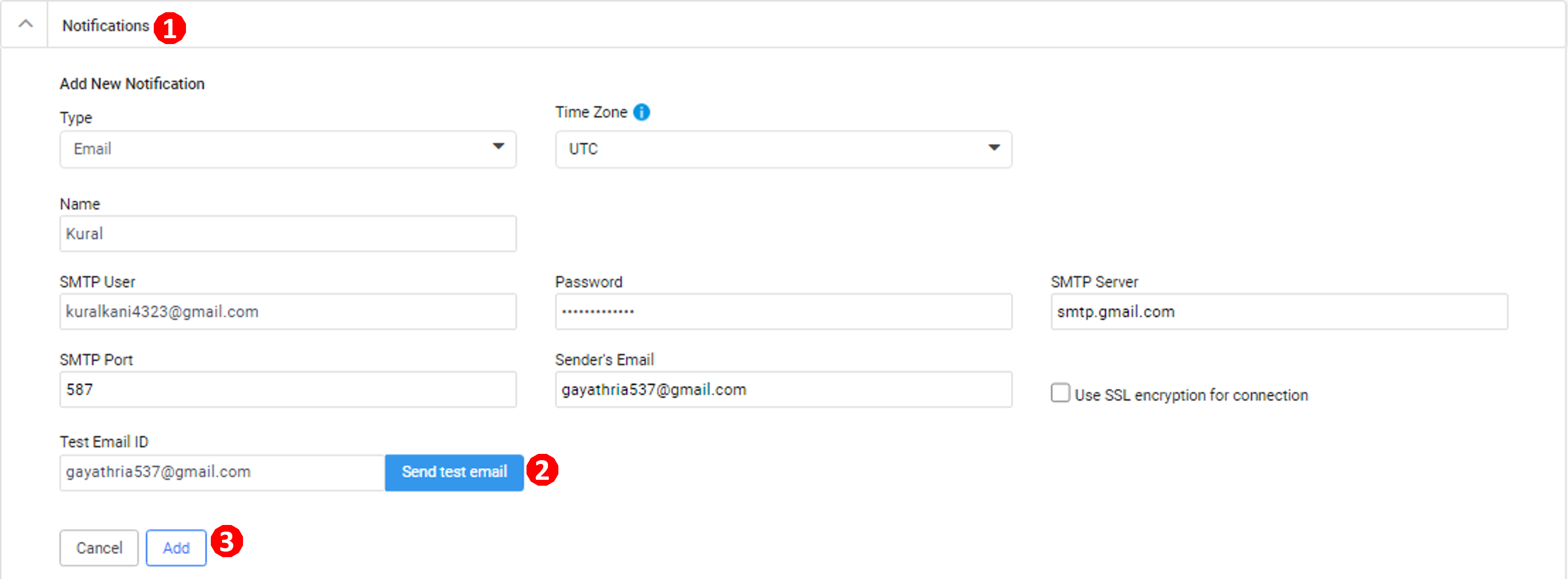 Create An Email Notification Channel Documentation