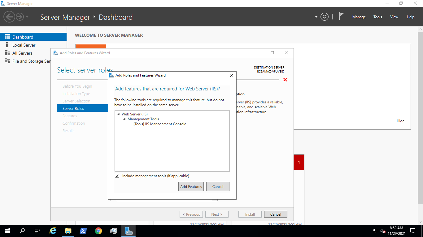 Setup for IIS Server and Access Logging | SnappyFlow